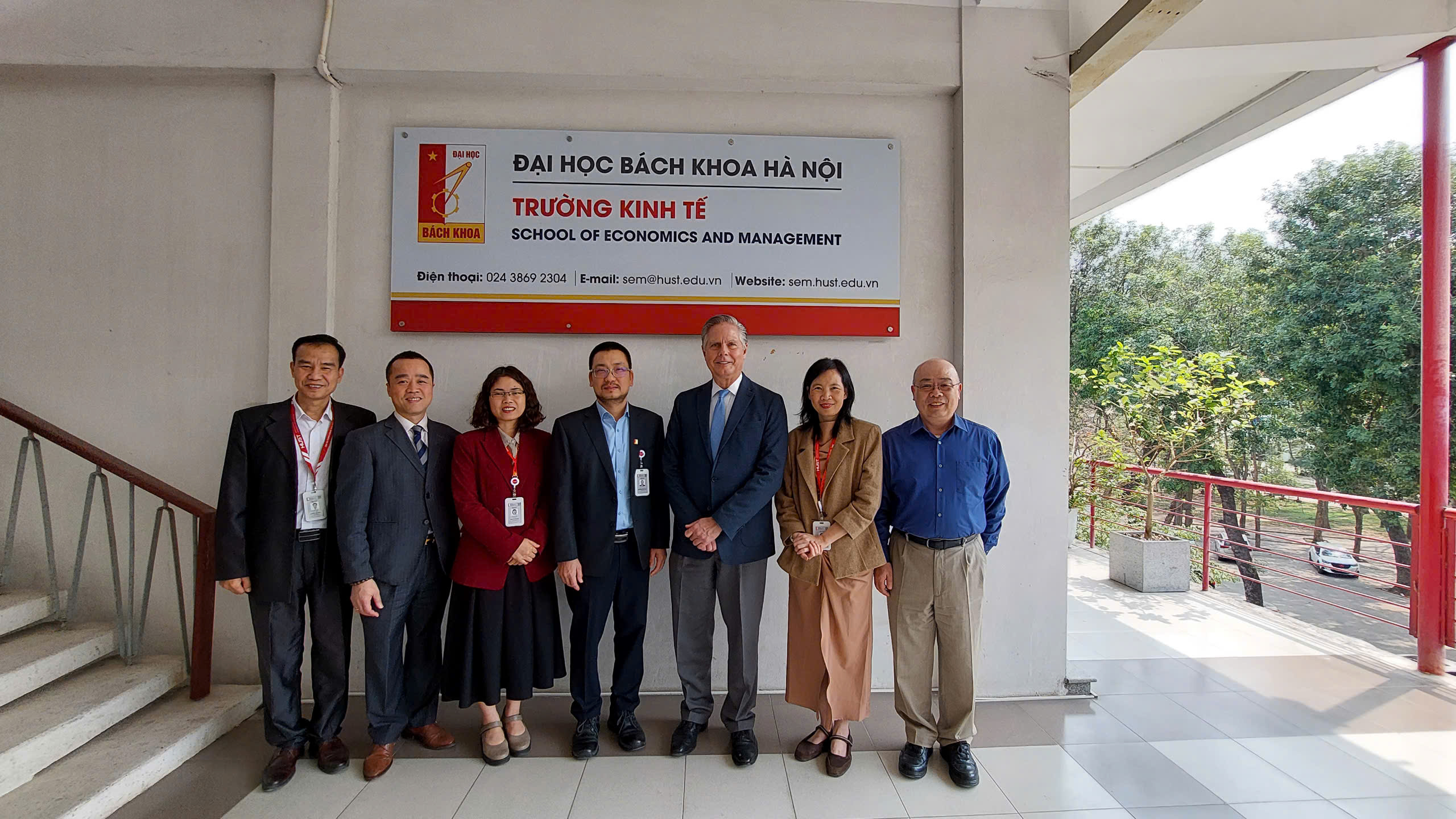 Buổi gặp gỡ và làm việc với University of Neveda, Reno tại Trường Kinh ...